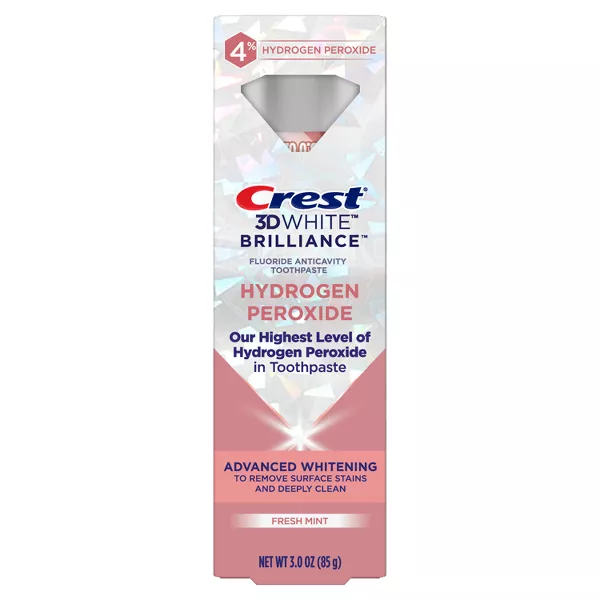 Crest 3D White Brilliance Hydrogen Peroxide, Pasta de dinti 85g ...